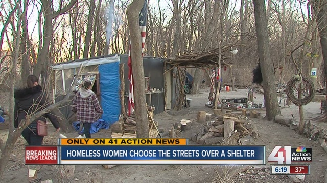 Women on the streets: A rare look inside a homeless camp - KSHB.com 41 ...