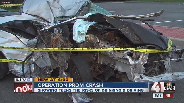Operation Prom Crash shows drinking and driving demonstration to high ...