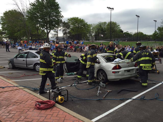 Operation Prom Crash shows drinking and driving demonstration to high ...