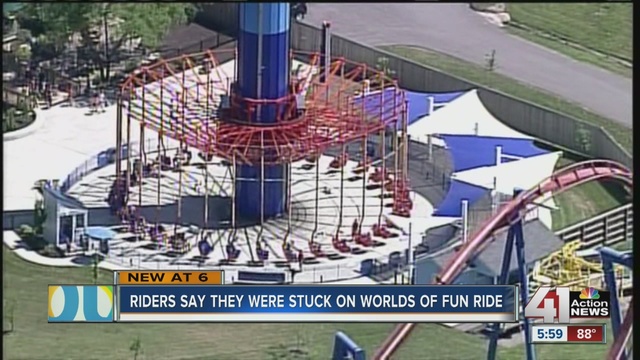 UPDATE: Worlds of Fun riders stuck for second time this month - KSHB ...