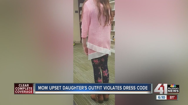 Mom upset daughter’s outfit violated Lansing Middle School’s dress code ...