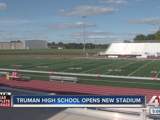 Truman High School plays home opener for first time at new football ...