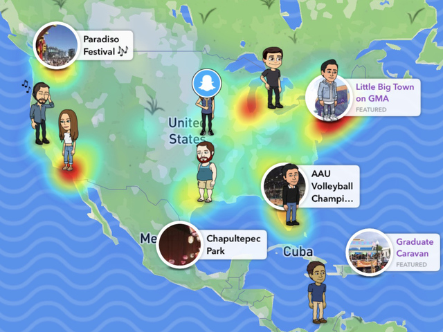 New Snapchat feature allows you to see friends’ locations in real-time ...