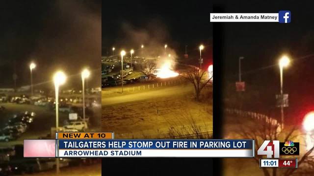 Fire breaks out next to Arrowhead Stadium - KSHB.com 41 Action News