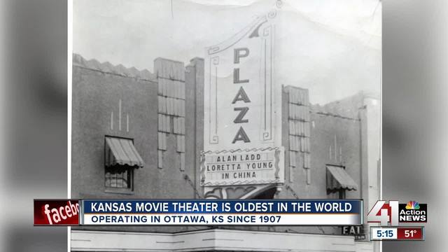 Kansas movie theater is oldest in the world, located just outside of ...
