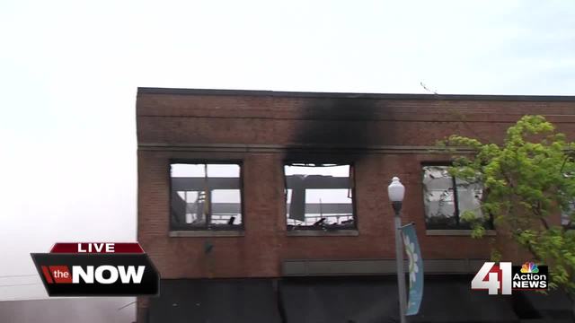 Crews battle large building fire in North Kansas City - KSHB.com 41 ...