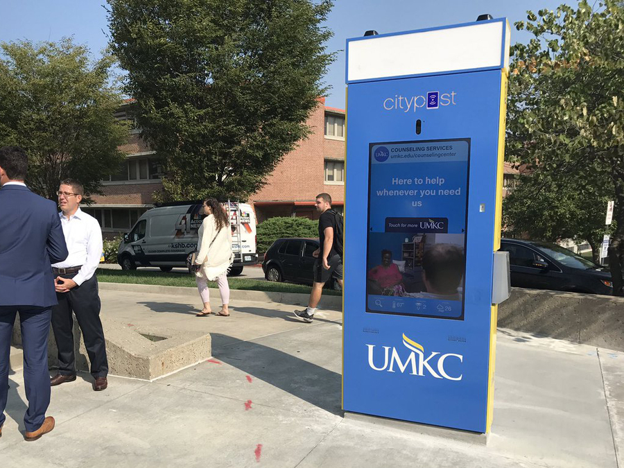 UMKC becomes first US university with smart kiosks on campus - KSHB.com ...